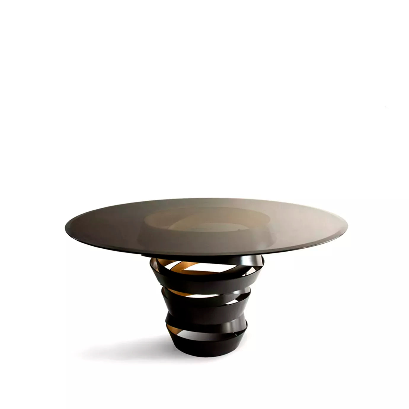 Intuition Round Dining Table – Wiggins Chandelier